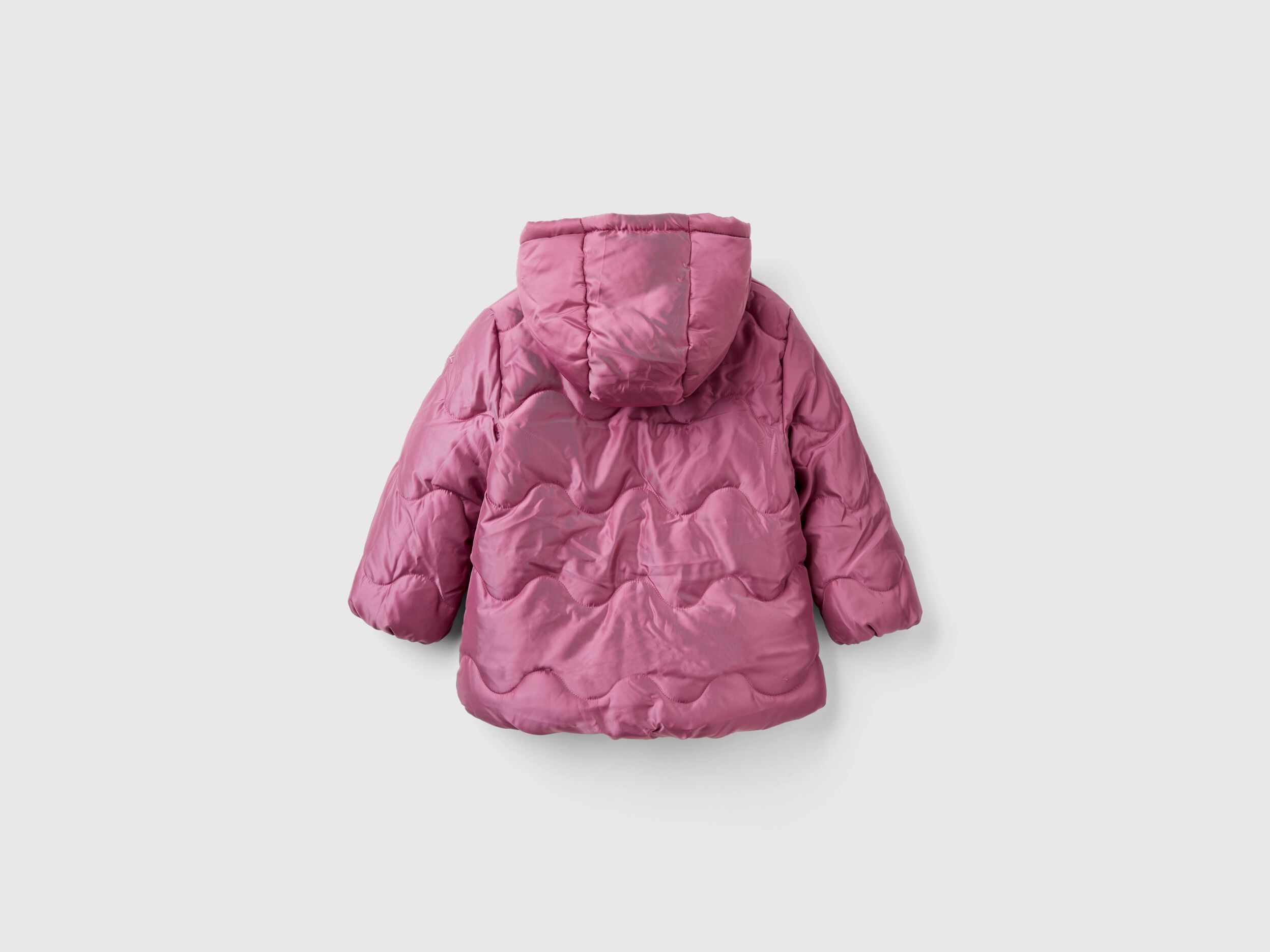 Shiny nylon jacket - Dark Mauve | Benetton Shiny nylon jacket - Dark Mauve | Benetton