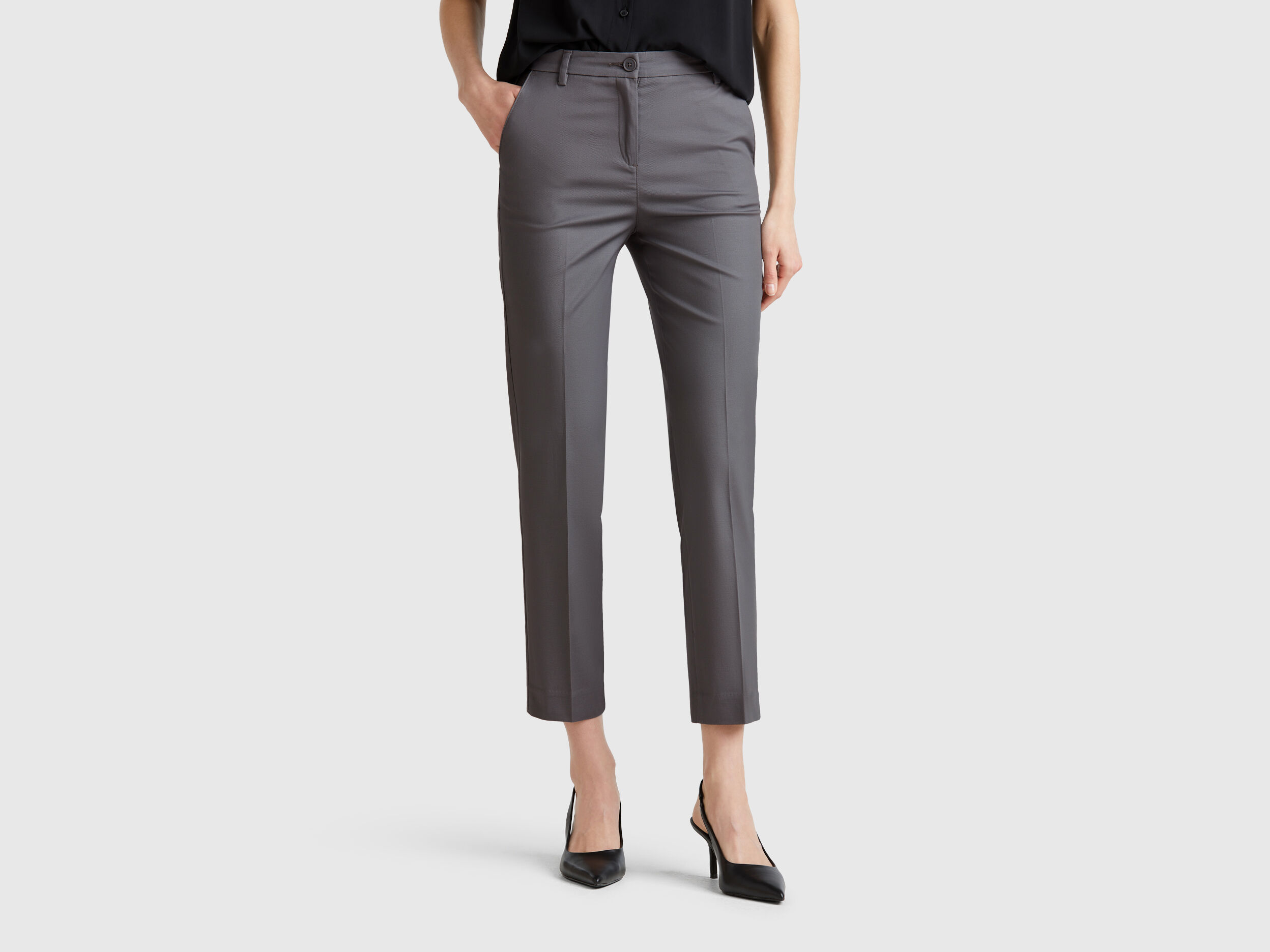 Women's Chino Trousers New Collection | Benetton Women's Chino Trousers New Collection | Benetton